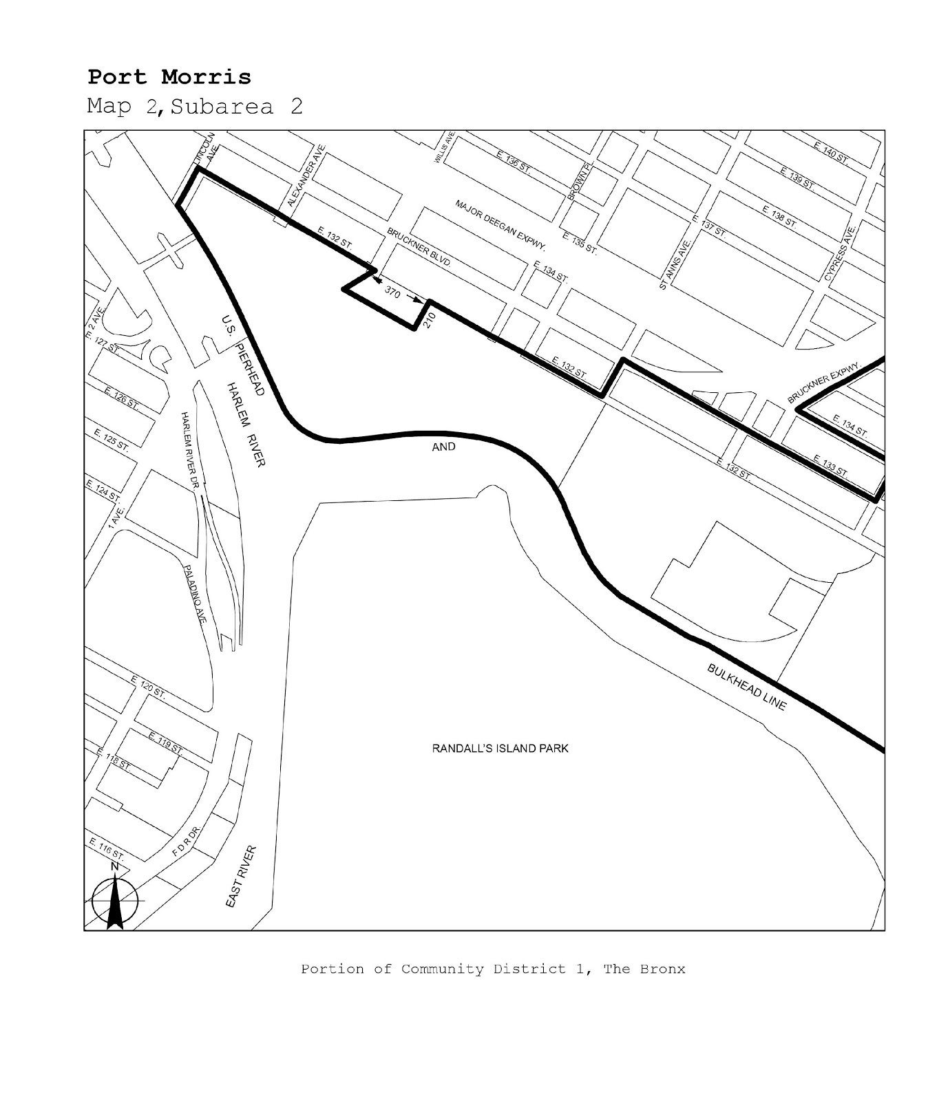 APPENDIX J — Designated Areas Within Manufacturing Districts | Zoning ...