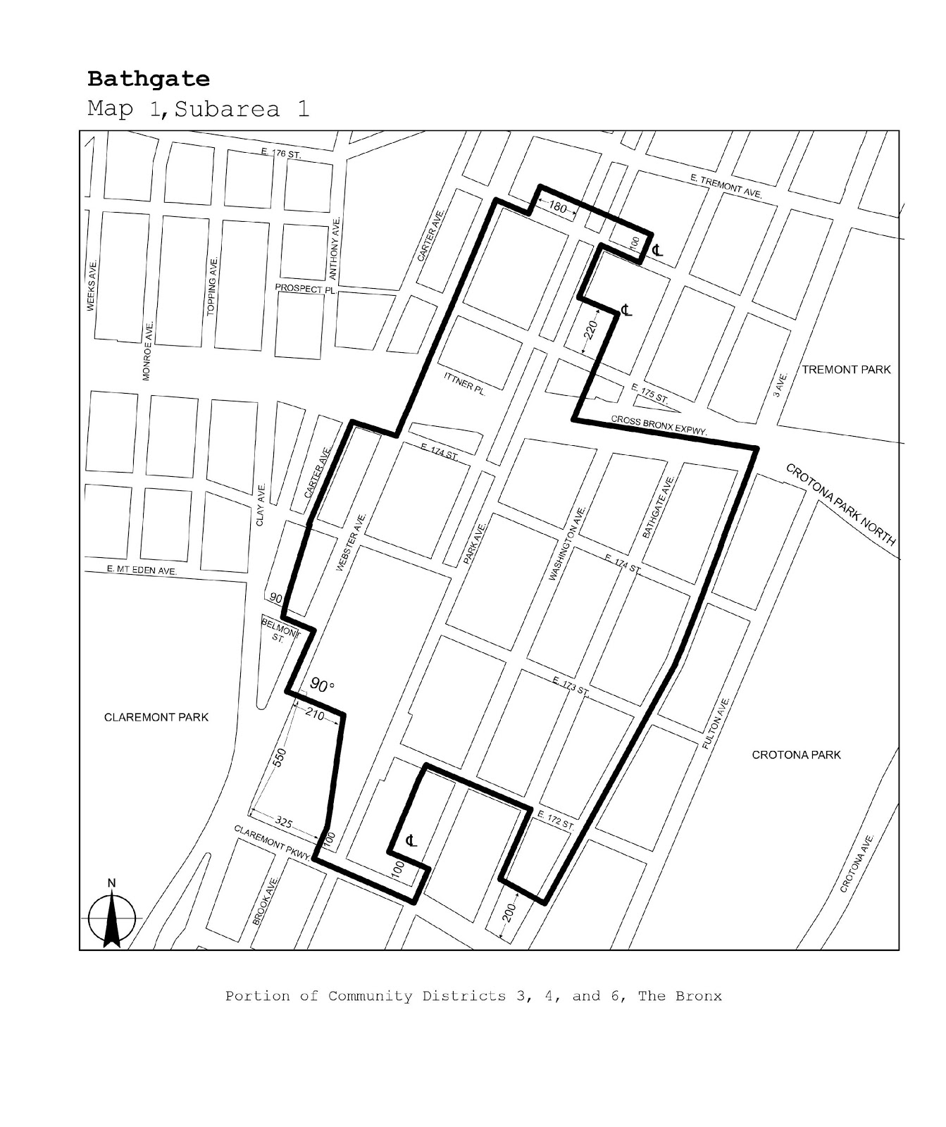 APPENDIX J — Designated Areas Within Manufacturing Districts | Zoning ...