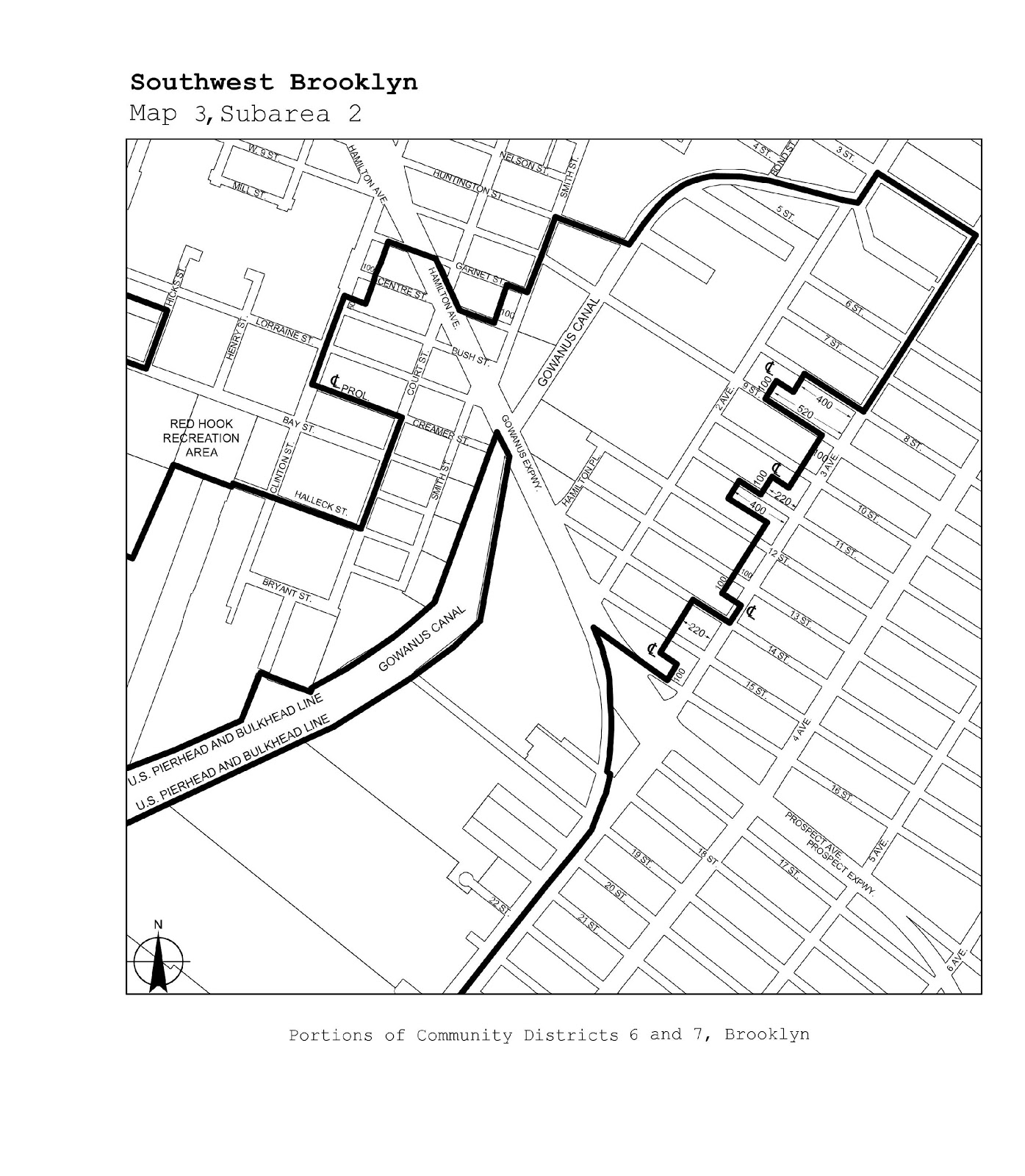 APPENDIX J — Designated Areas Within Manufacturing Districts | Zoning ...
