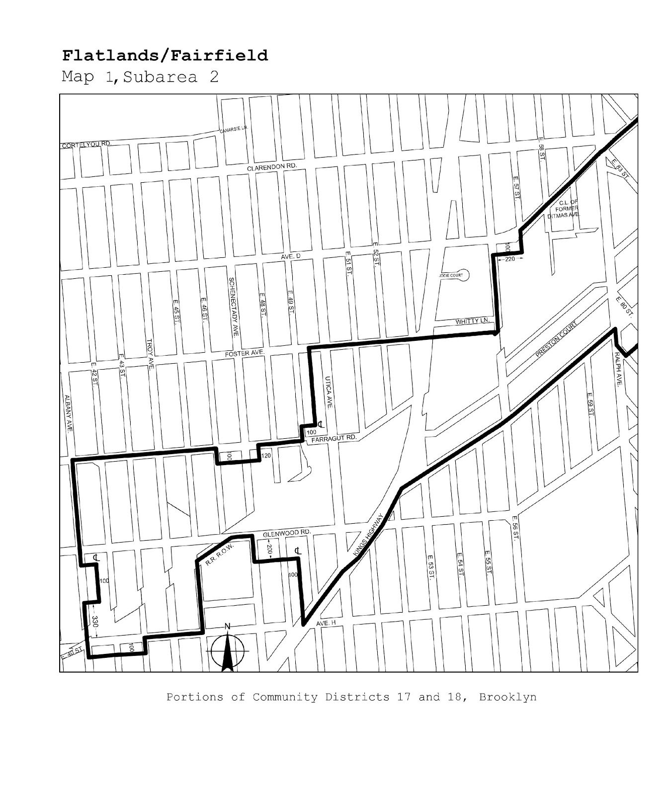 APPENDIX J — Designated Areas Within Manufacturing Districts | Zoning ...