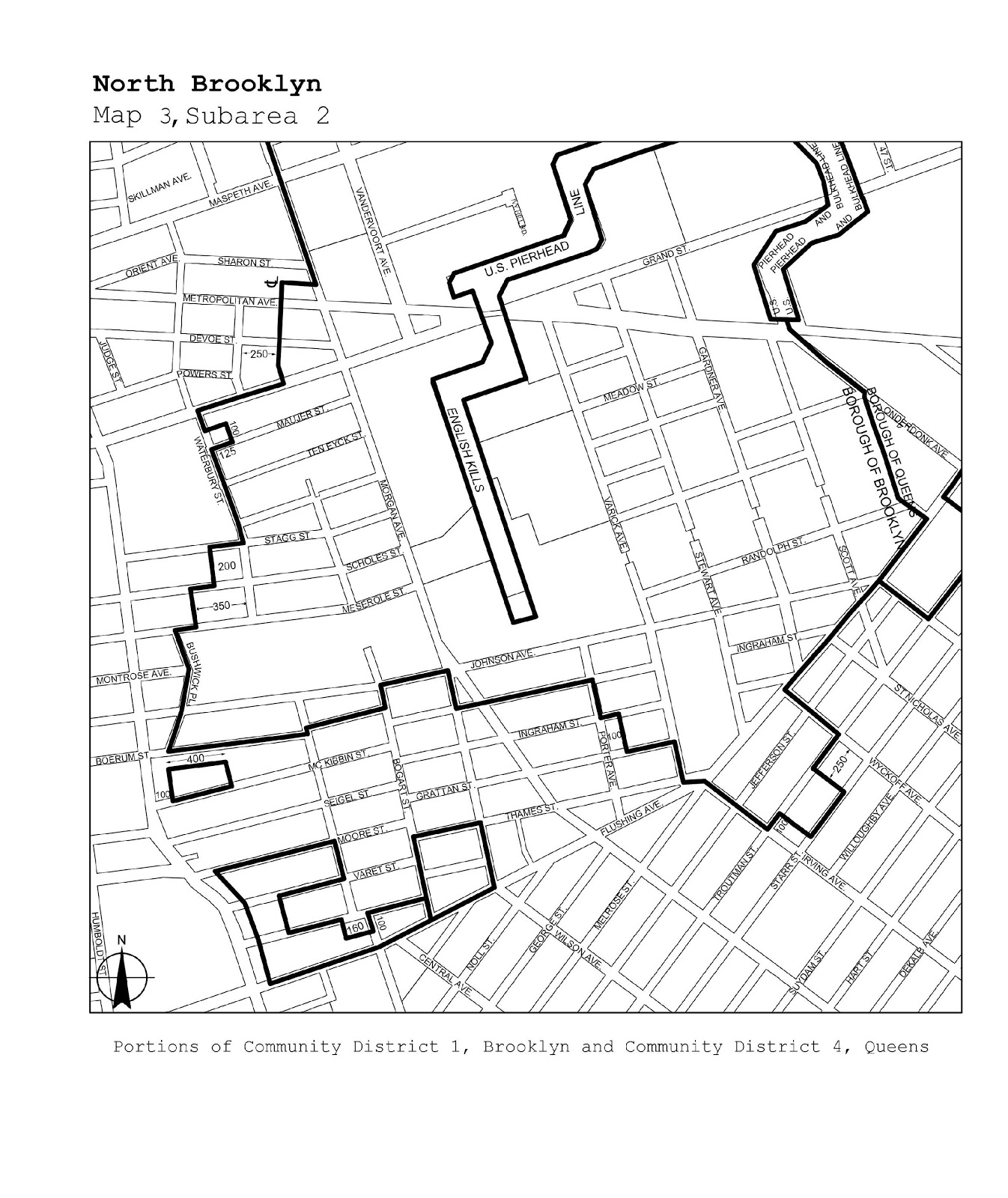APPENDIX J — Designated Areas Within Manufacturing Districts | Zoning ...